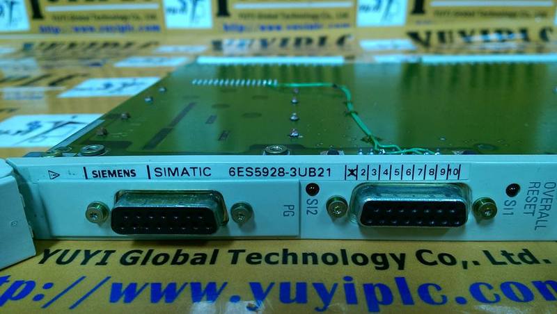 SIEMENS SIMATIC S5 6ES5928-3UB21 CPU928B MODULE - 裕益科技自動化設備可程式編碼器PLC分散式控制系統DCS